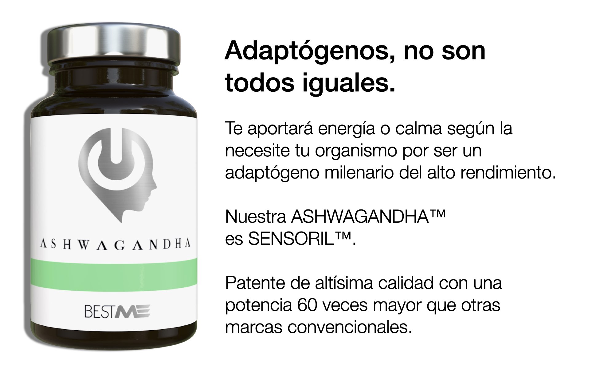 Ashwagandha™ Sensoril - alta potencia energía y relajación